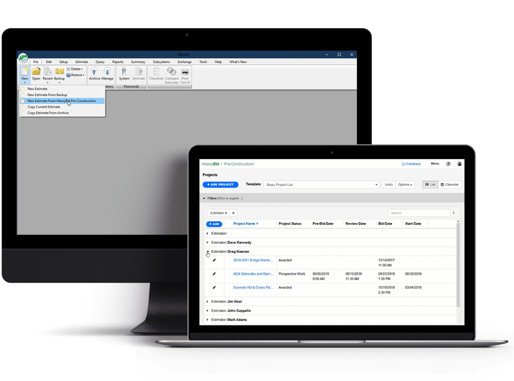 Construction Estimating Software - HeavyBid | HCSS