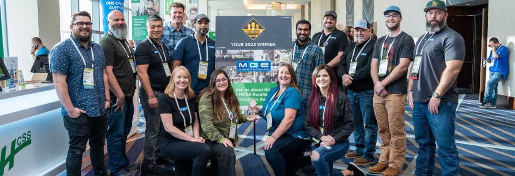 MGE Underground Wins Excellence in Construction Award - HCSS