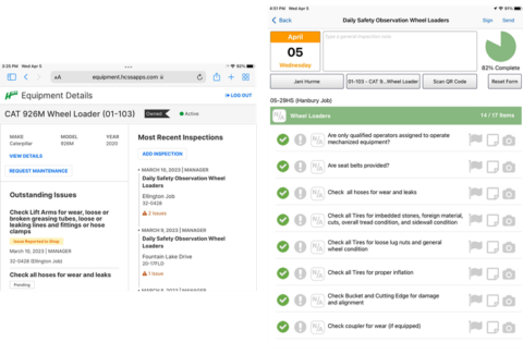 How to Use Equipment Inspection QR Codes | HCSS