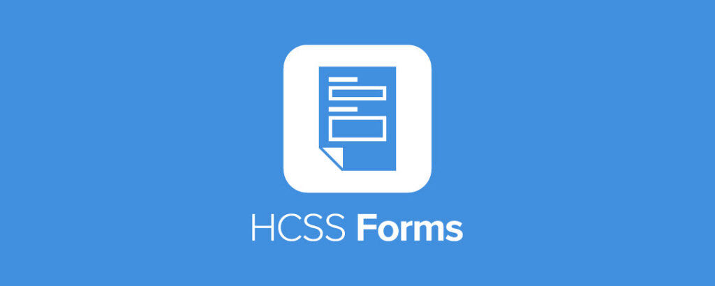 HCSS Forms Wins Editor's Choice Award
