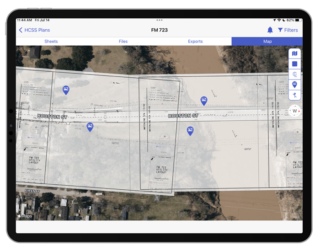 Map View & Current Location Menu Features | HCSS
