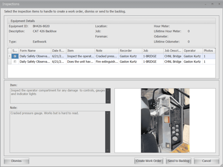 Heavy Equipment Inspection Software | HCSS