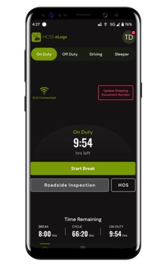 Electronic Logging Device (ELD) Software | HCSS eLogs