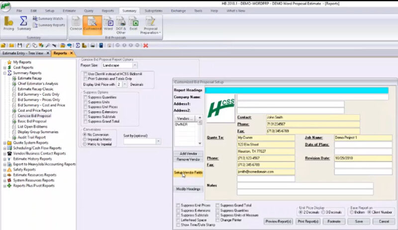 Construction Proposal Software | HCSS