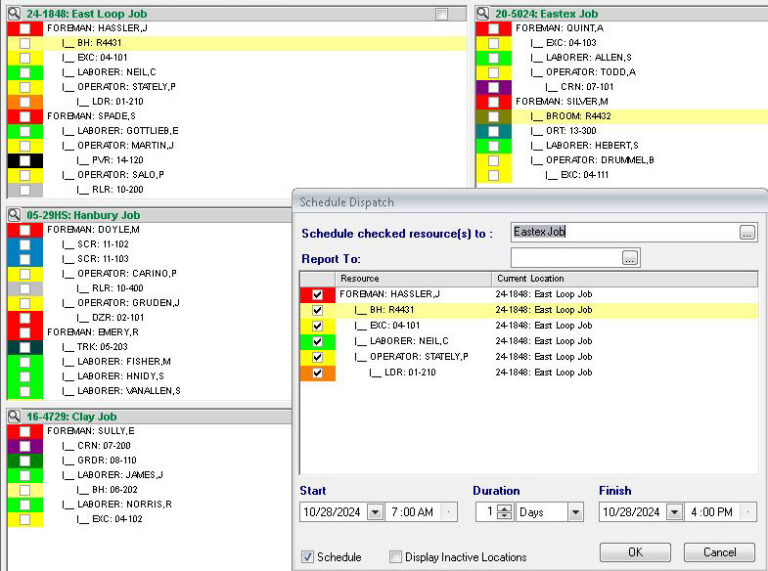 Construction Scheduling & Dispatch Software | HCSS Dispatcher