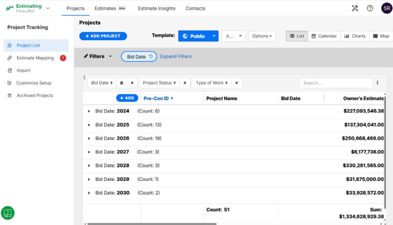 Q1 2025 Estimating Releases | HCSS