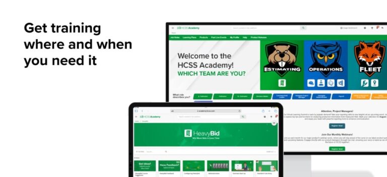 HCSS Academy - Online Software Training | HCSS