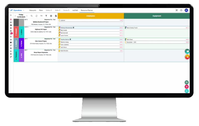 Construction Resource Planning Software | Resource Planner