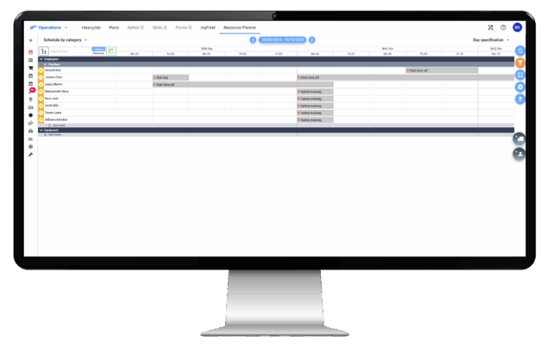 Construction Resource Planning Software | Resource Planner